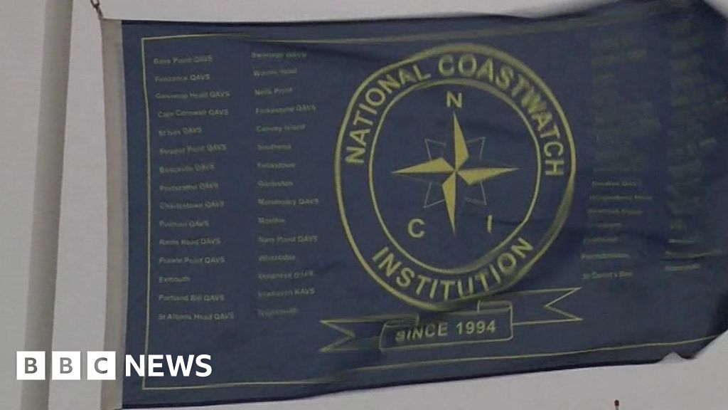 National Coastwatch Institution flag relay marks anniversary