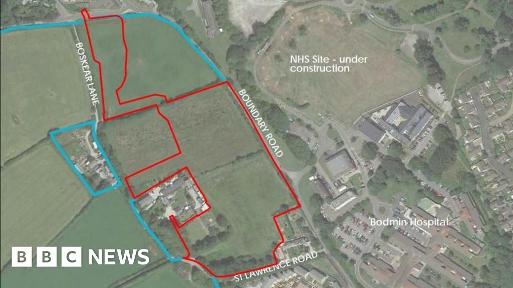 Fifty-eight homes planned for Bodmin as part of 20-year plan - BBC News