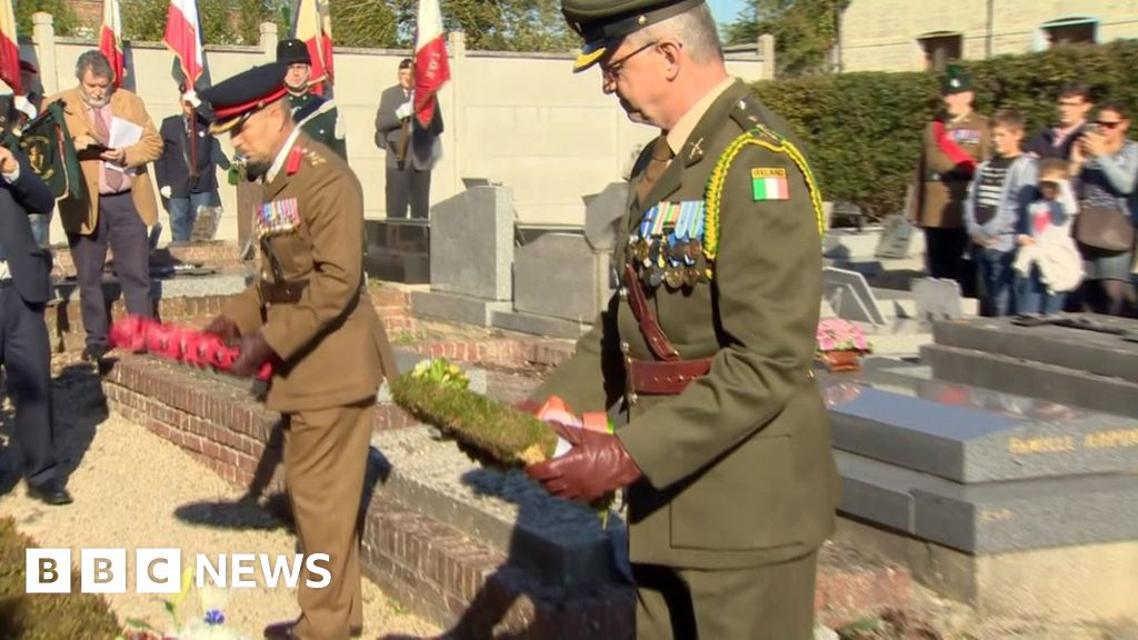 WW1: Irish nationalist soldiers commemorated in France