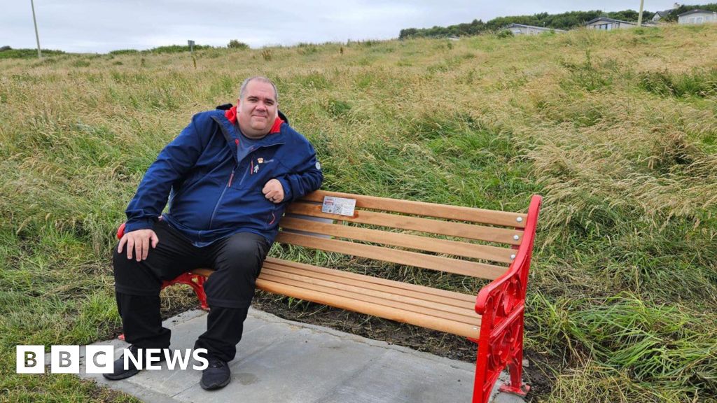 South Tyneside mental heath talking benches installed