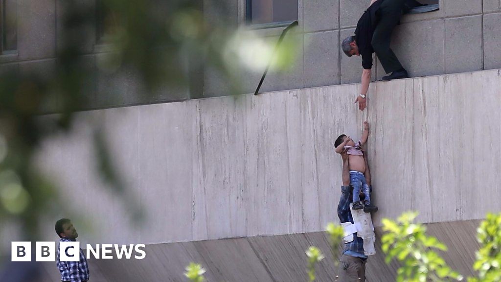 Iran symbols of power hit by its 'first so-called IS' attack - BBC News