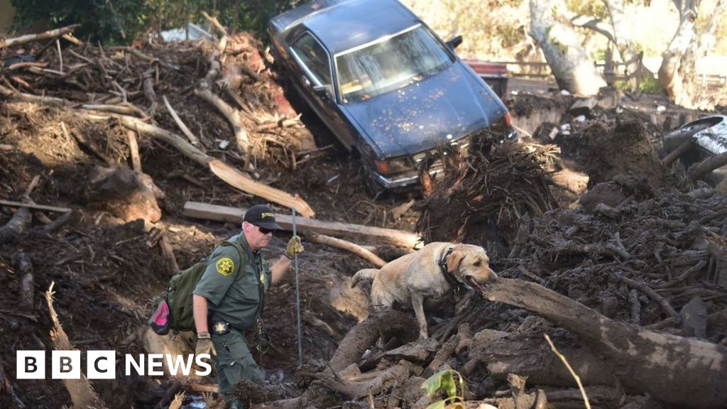 Why Montecito faces such high risk from mudslides - BBC News