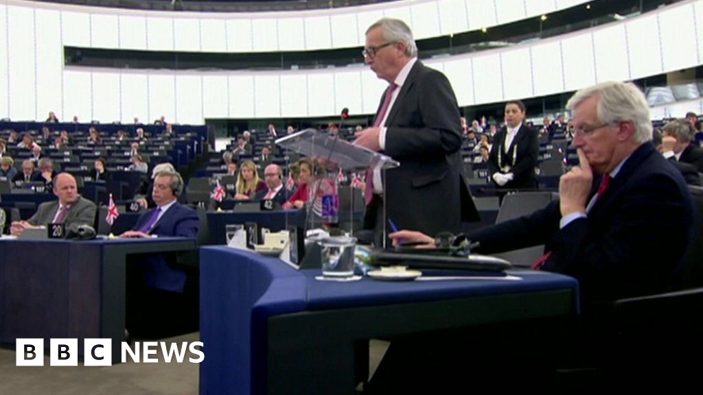 MEPs agree Brexit negotiation plan - BBC News