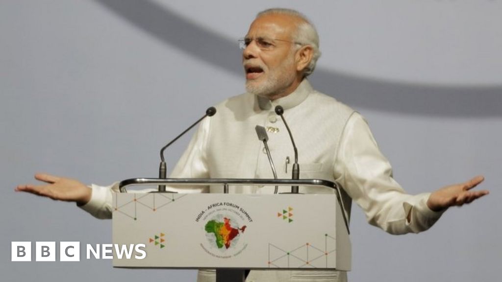 Narendra Modi: India pledges $600m to help Africa - BBC News