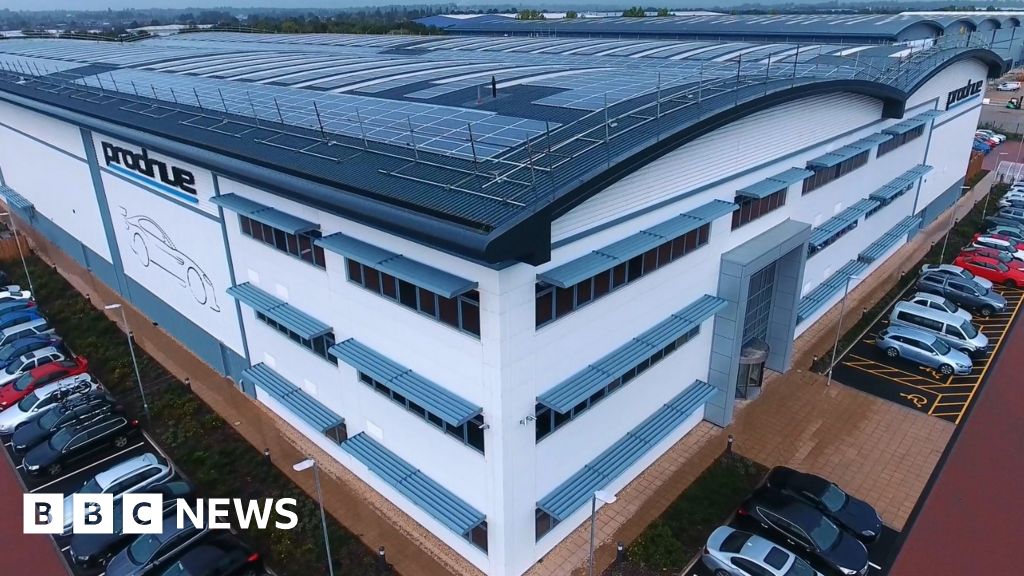 Prodrive HQ installs thousands of solar panels - BBC News