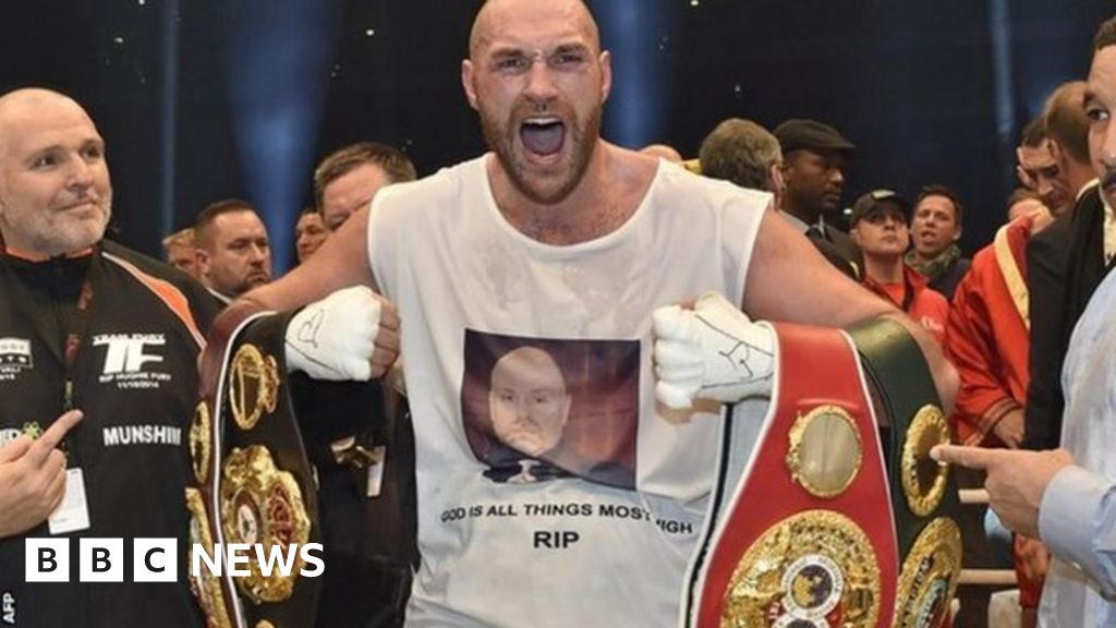 The storm surrounding Tyson Fury in 75 seconds - BBC News