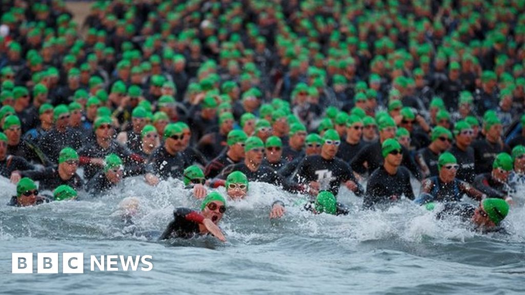 Thousands to cheer Ironman Wales triathletes in Tenby - BBC News