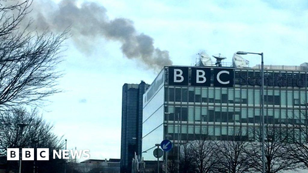 BBC Scotland at Pacific Quay evacuated due to fire - BBC News