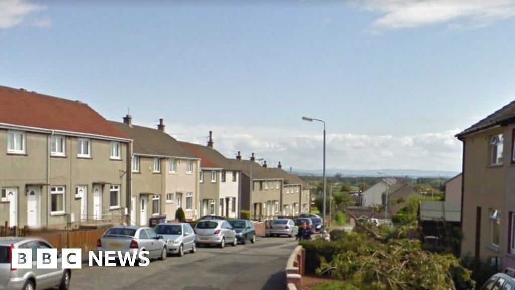 Crews fight house fire in Ayrshire