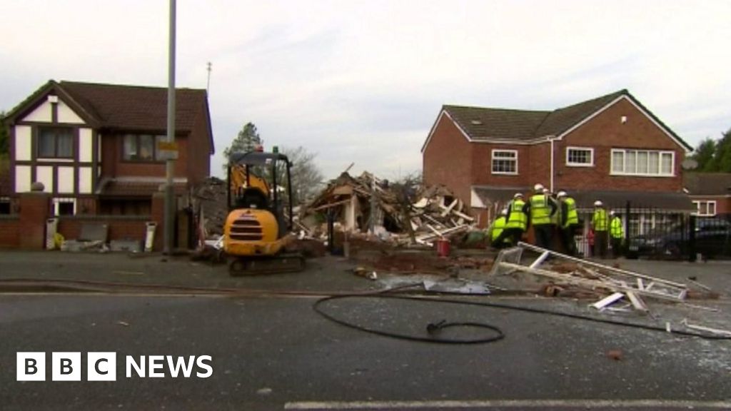 Neighbour still not home one year after gas blast - BBC News