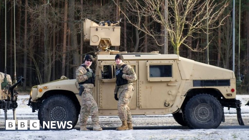 US tanks and troops in Poland a threat, Russia says - BBC News