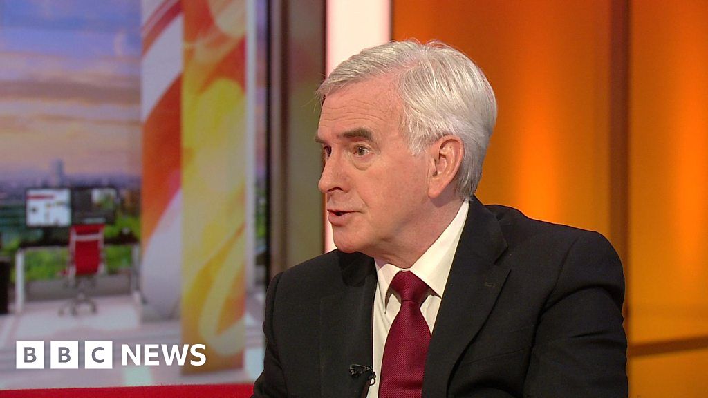 Labour's John McDonnell promises energy prices cap - BBC News