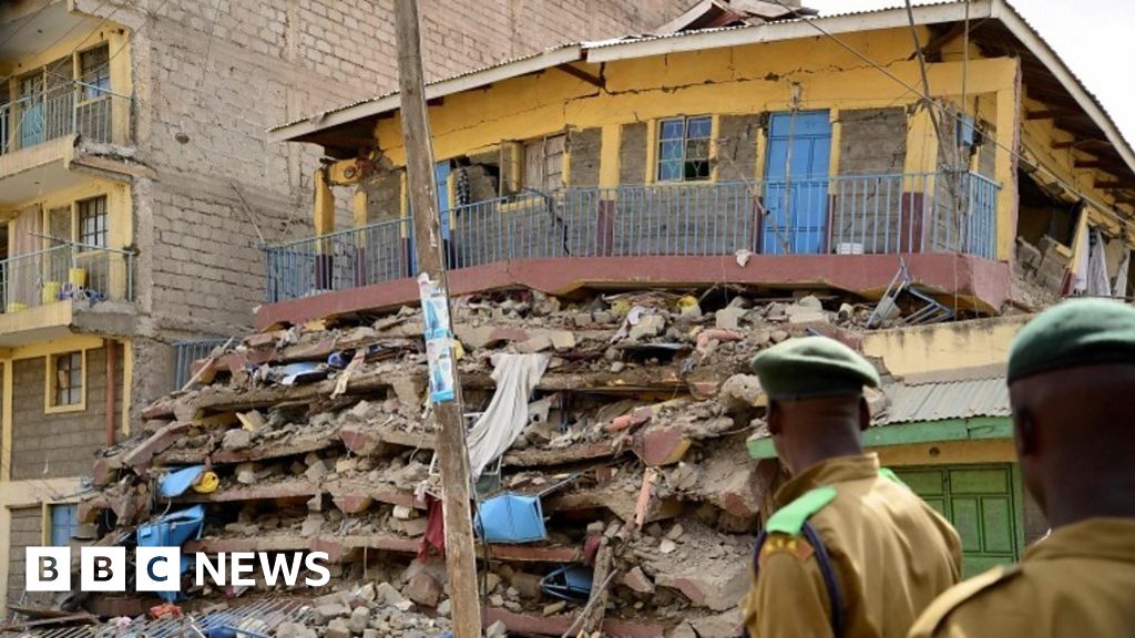 Nairobi building collapse: 'I don't know where my son is'