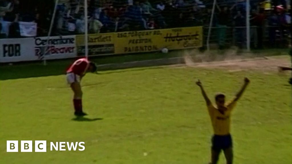 Torquay United's great escape features in Netflix series - BBC News