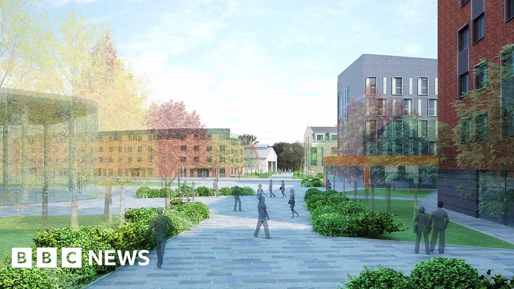 University of Northampton's new £330m campus 'on time' - BBC News