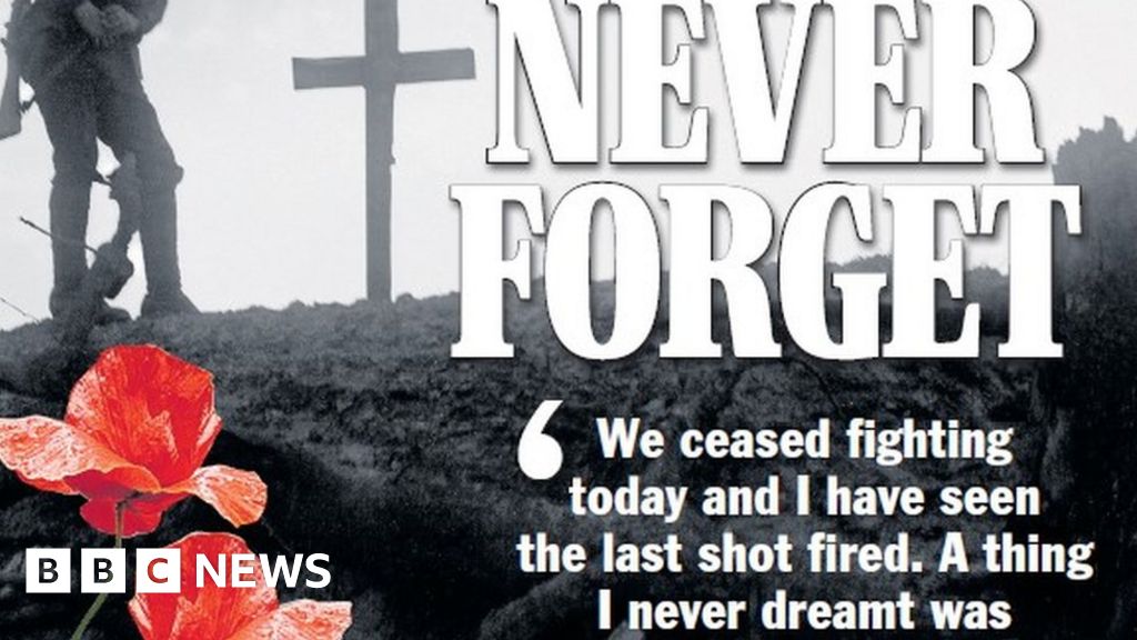 Scotland's papers: 'We shall never forget' - BBC News