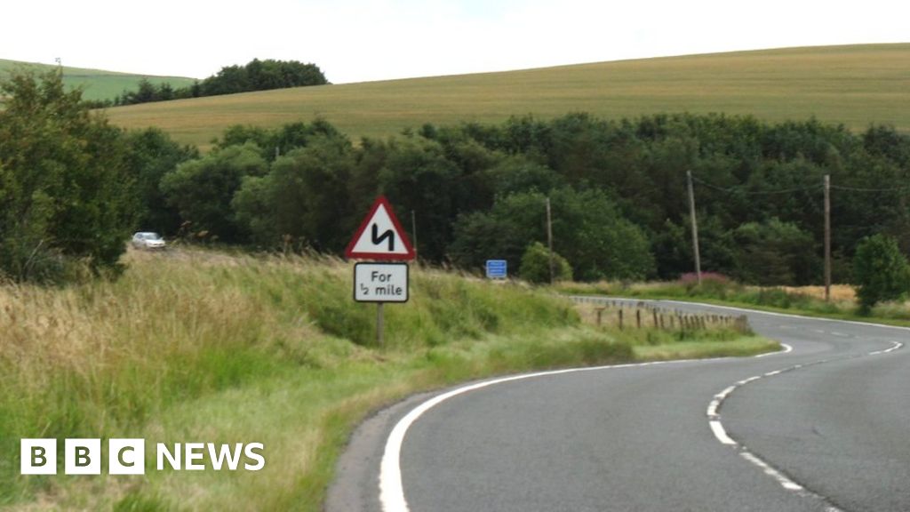 One dead and three injured in A7 accident near Heriot - BBC News