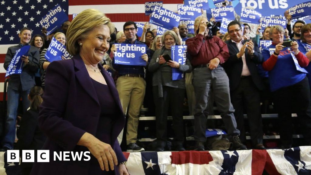 US election: No jubilation in Hillary Clinton camp - BBC News