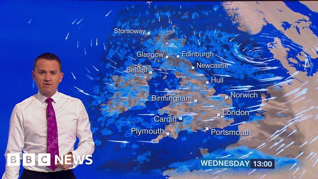 Storm Aileen eases away as rain persists
