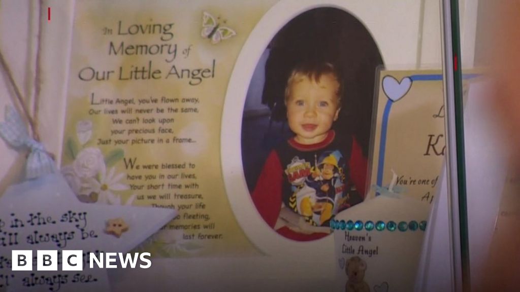 Clinging to happy memories of Kayden - BBC News