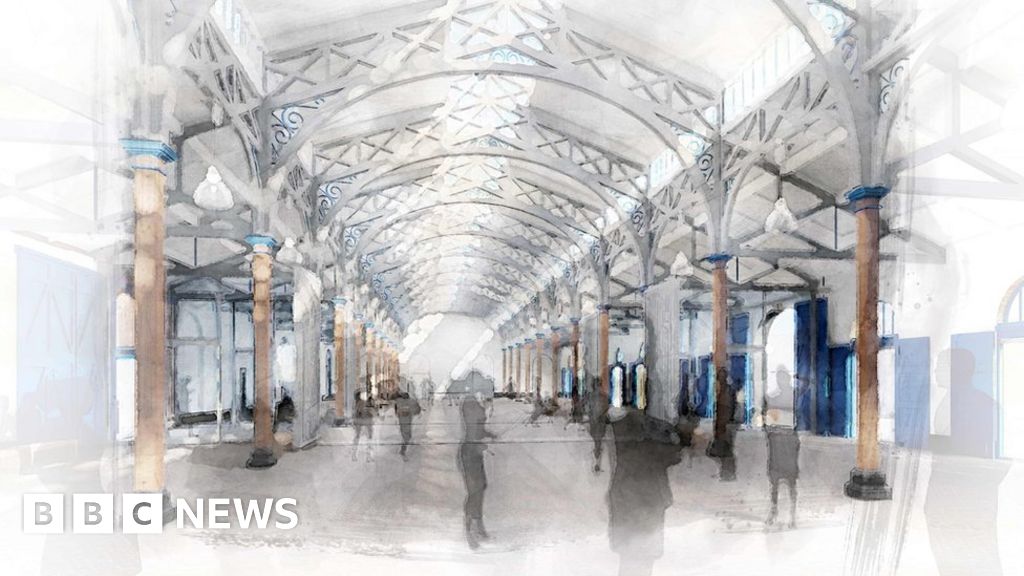 Barnstaple Pannier Market to partially reopen - BBC News