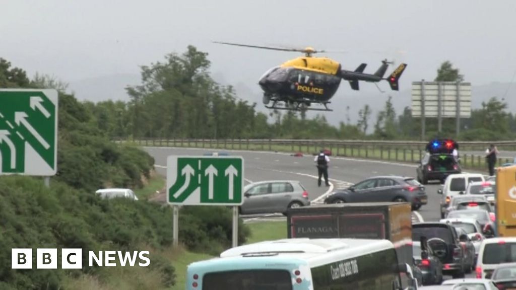 Motorcyclist injured after crash near Newry - BBC News
