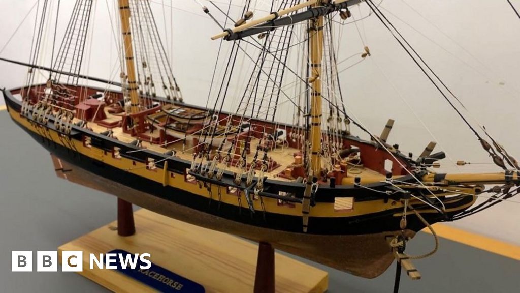 HMS Racehorse: Exhibition highlights historic Manx shipwreck - BBC News