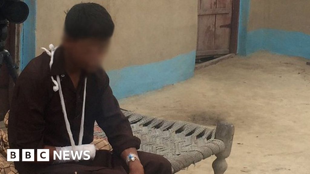 The boy accused of blasphemy who cut off his hand - BBC News