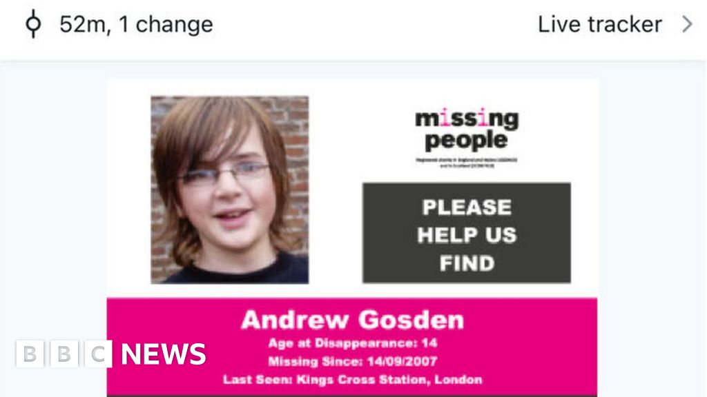 Andrew Gosden: Father of missing boy backs train app alert scheme - BBC ...