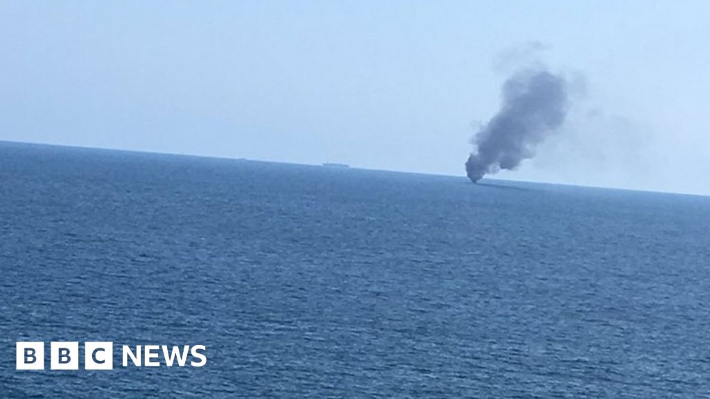 Cornwall fishing boat fire: Two men rescued