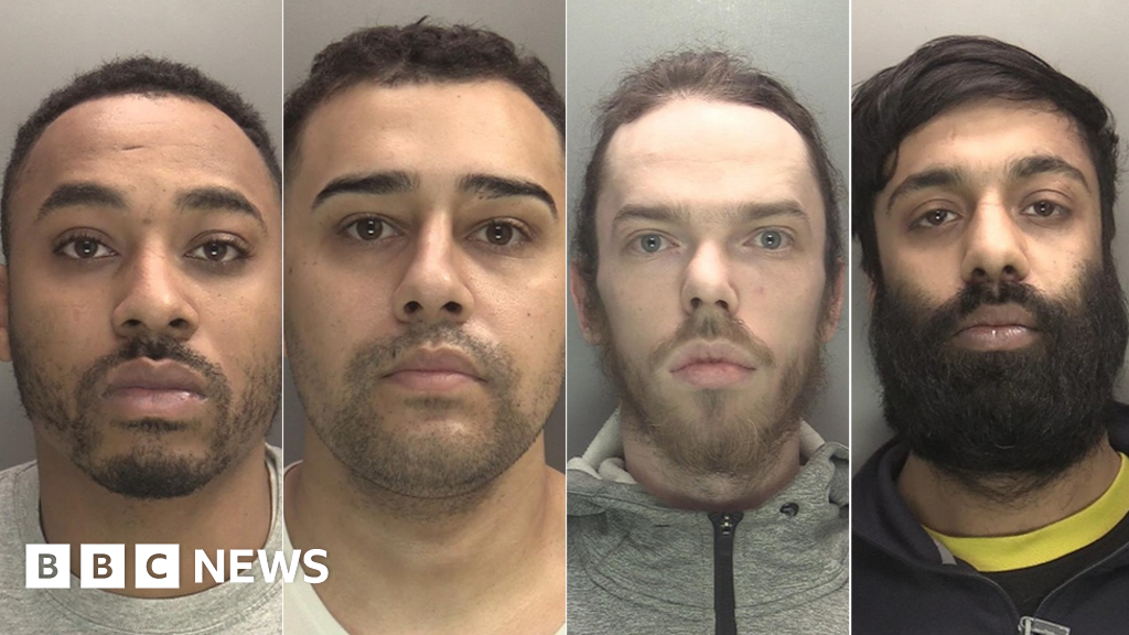 Four men jailed over West Midlands drug network - BBC News