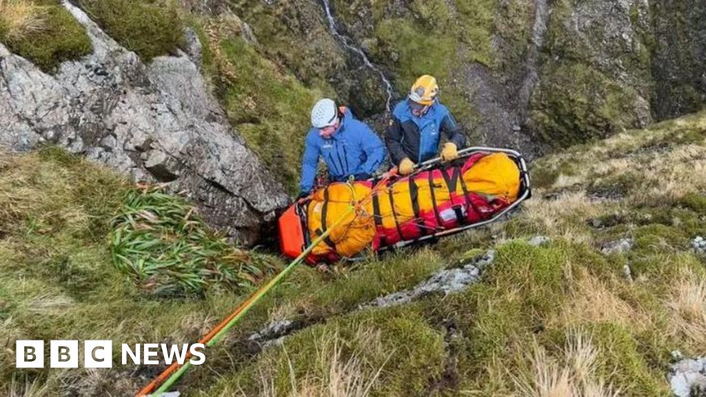 Lake District mountain rescue's busiest year filmed for TV series - BBC News