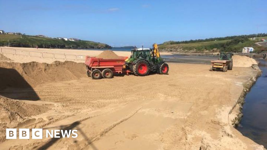 Council moving sand in beach management scheme