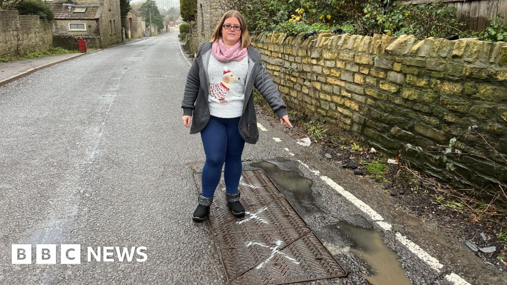 Pothole misery for drivers as council struggle to repair damage - BBC News