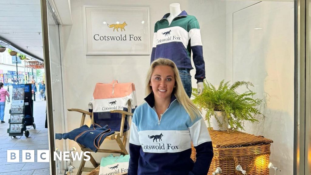 Clothing brand founder says taking risk 'worth it' - BBC News