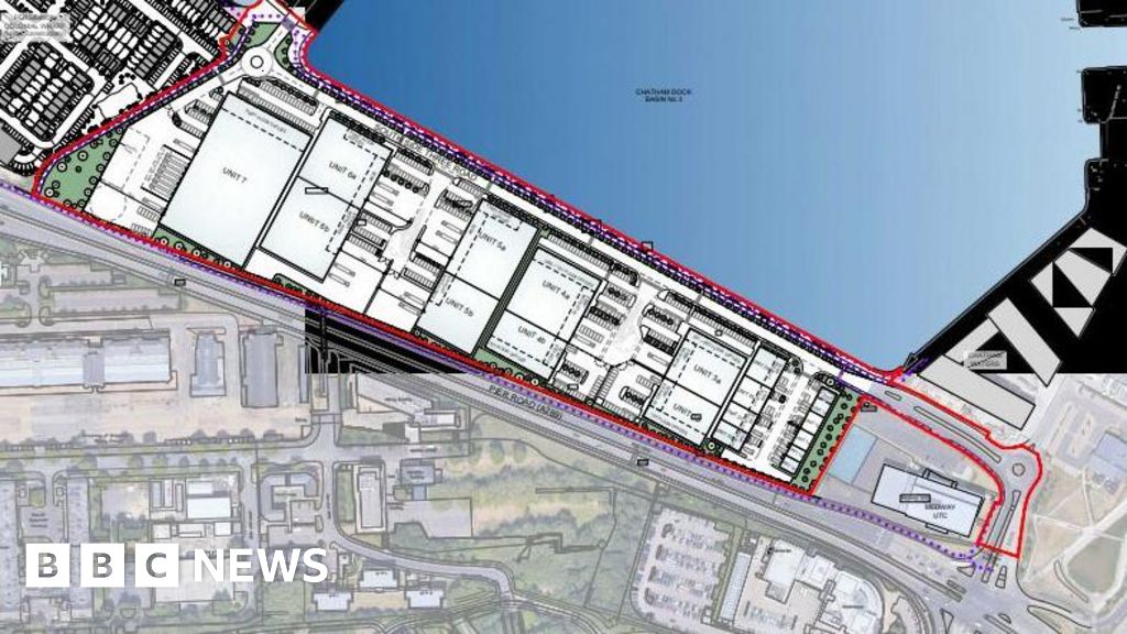 Chatham Docks: Early plans submitted for area's redevelopment - BBC News