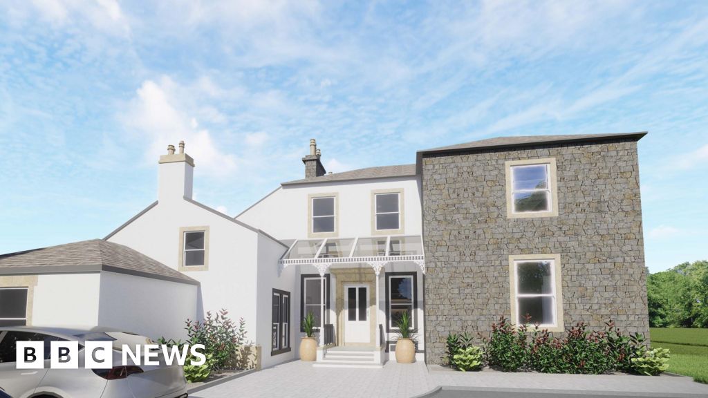 Holiday park plan at 18th Century Canonbie country mansion