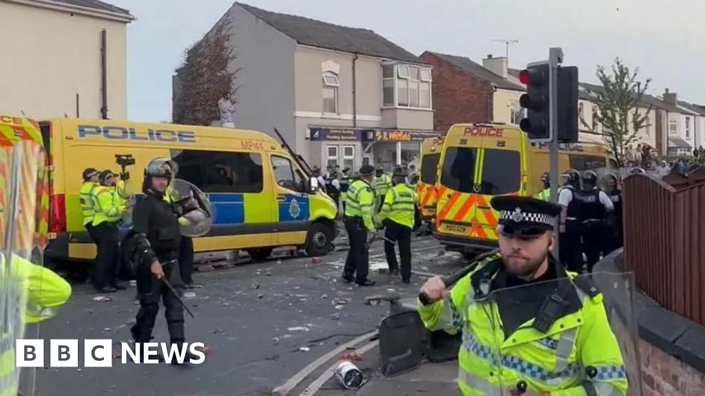 Man who threw brick at police and joined racist chants during Southport ...
