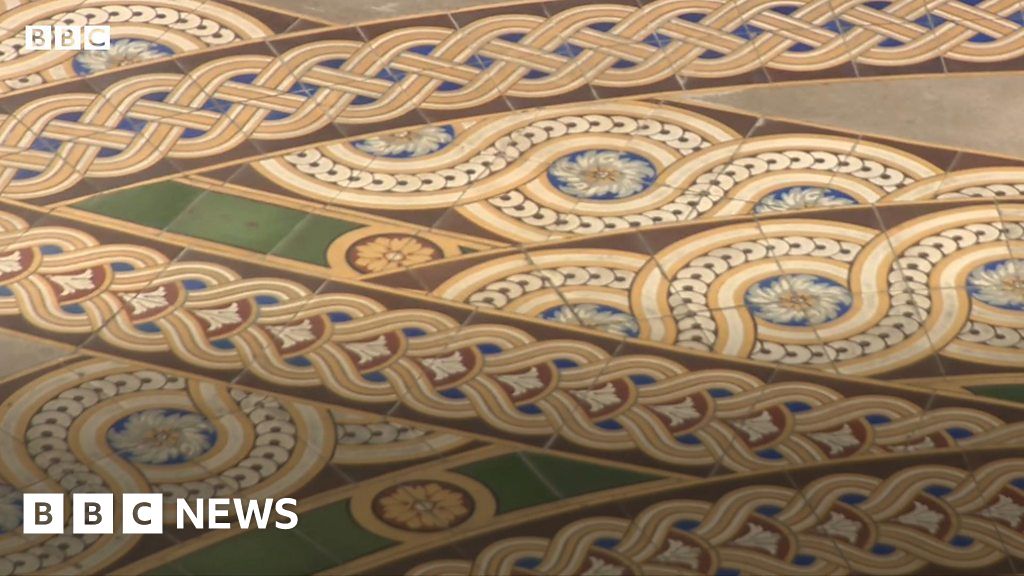 Liverpool's St George's Hall floor tiles back on display