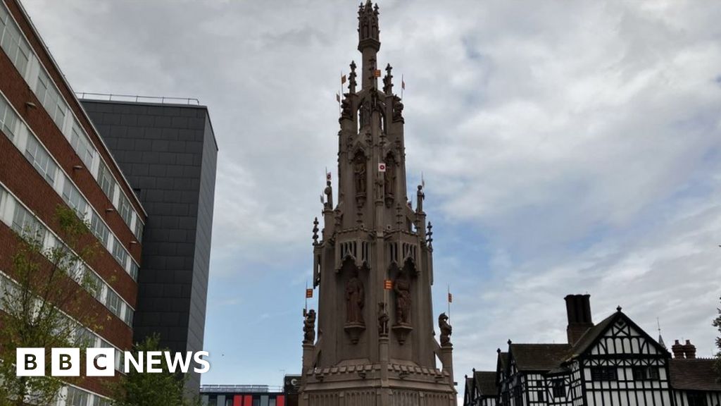 Modern Coventry replica of ancient landmark unveiled - BBC News