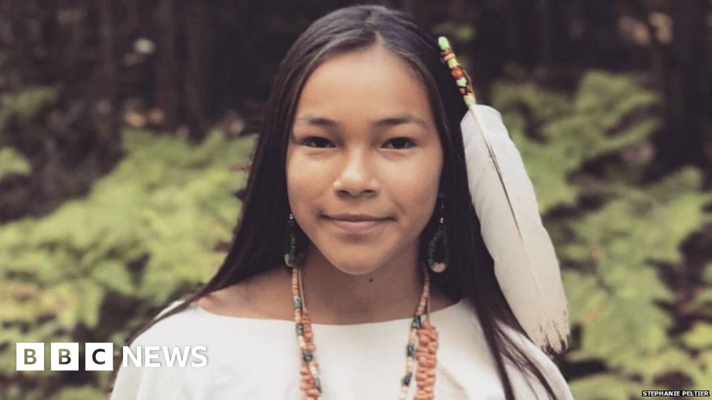 Teen activist Autumn Peltier who scolded Trudeau to address UN - BBC News