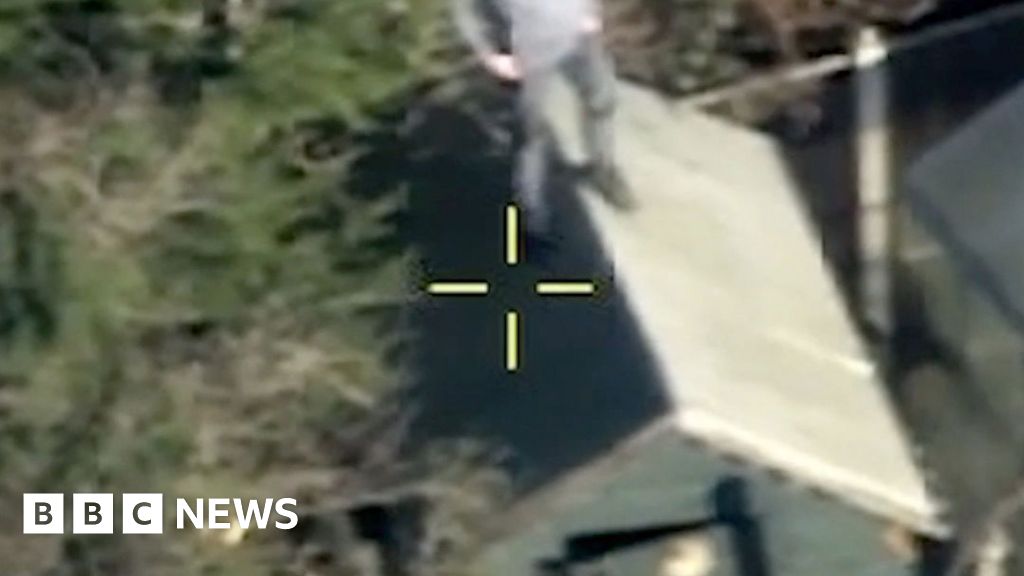 Wanted man gets stuck on garden shed roof in Doncaster