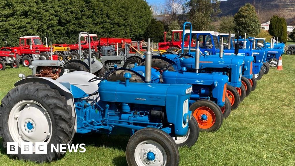 Newry: Shedloads of tractors auctioned 'off to good homes' - BBC News