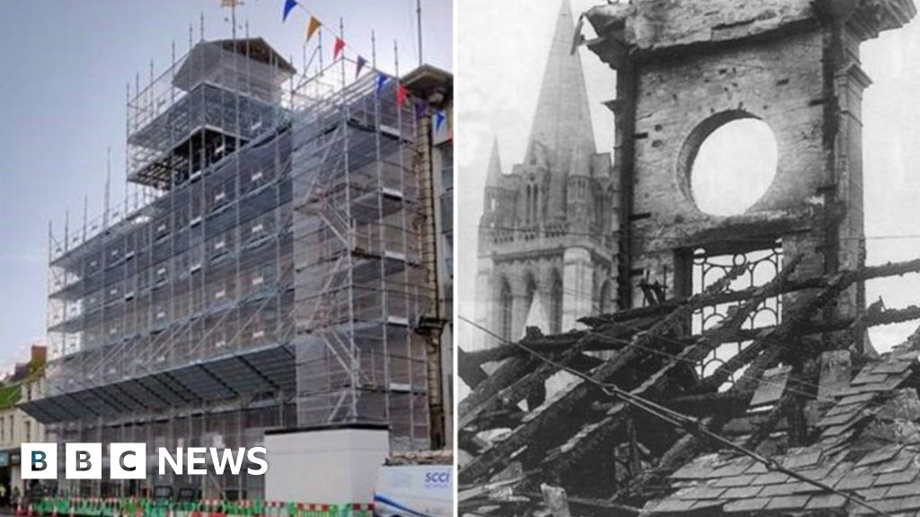 Work to restore Truro clock tower set to begin - BBC News