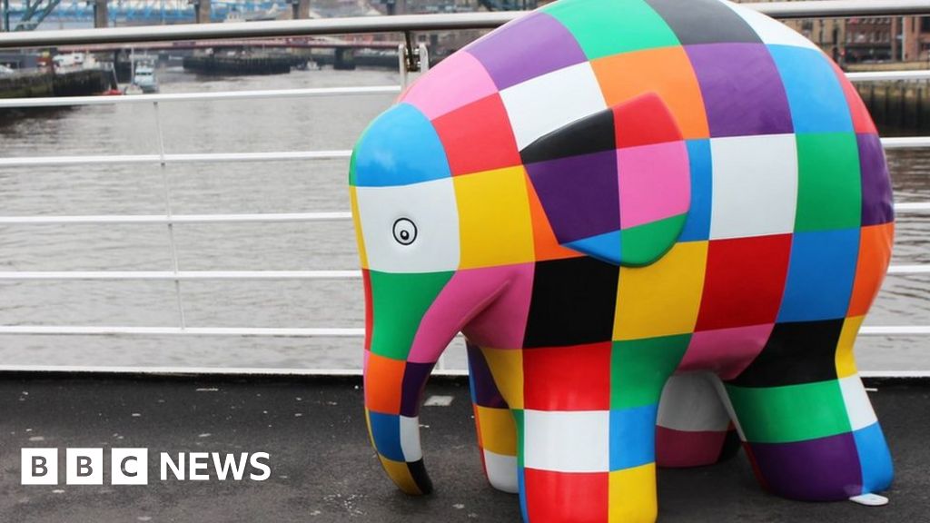 Elmer's Great North Parade: Elephant sculptures raise £182K for hospice ...