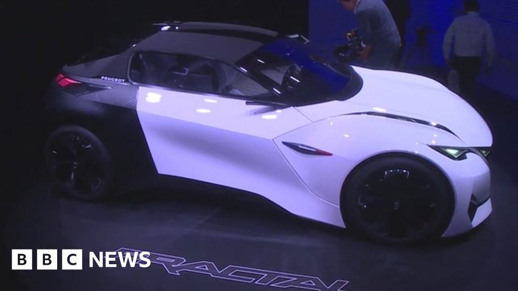 Frankfurt Motor Show 2015: First look at Peugeot Fractal car - BBC News