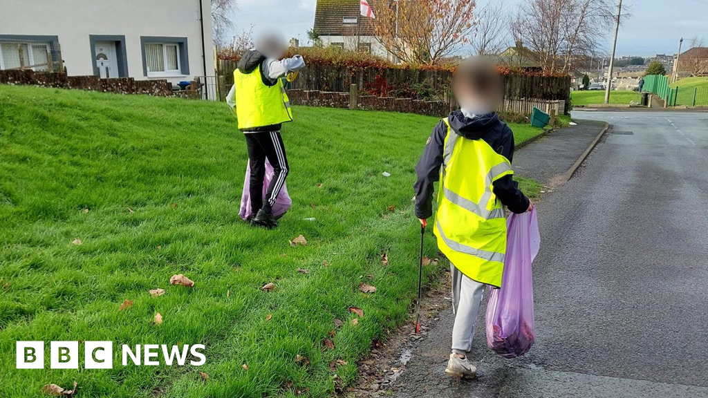 Cumbria teenagers payback to community through police project