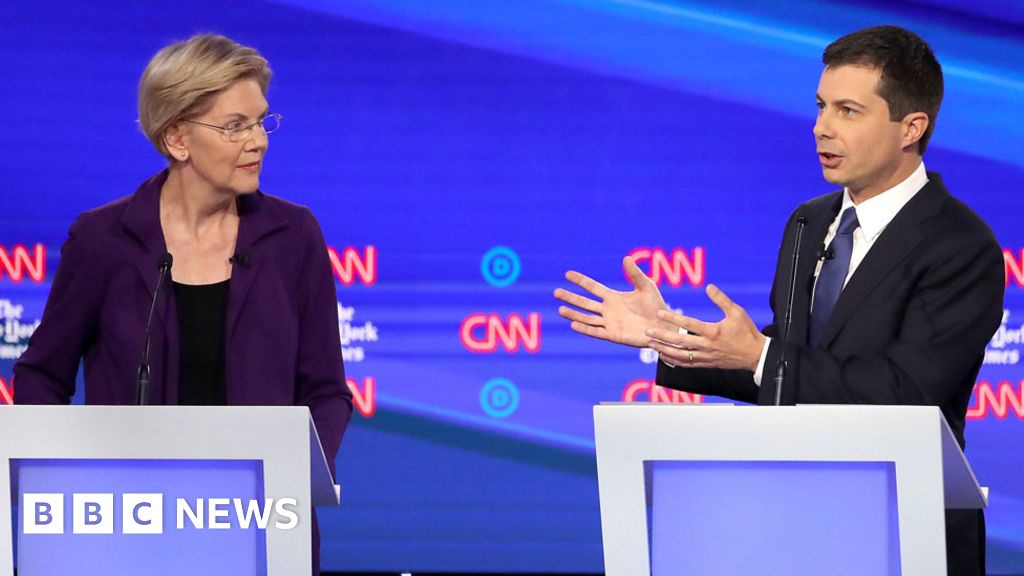 Democratic debate: Elizabeth Warren under attack for spending plans