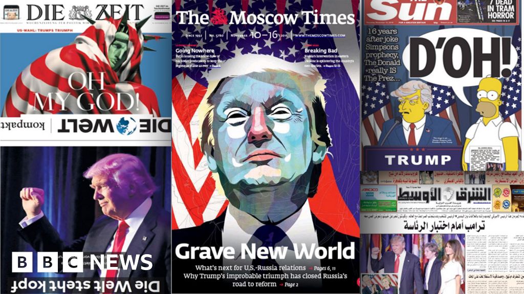 Trump victory: World's press asks - what now? - BBC News