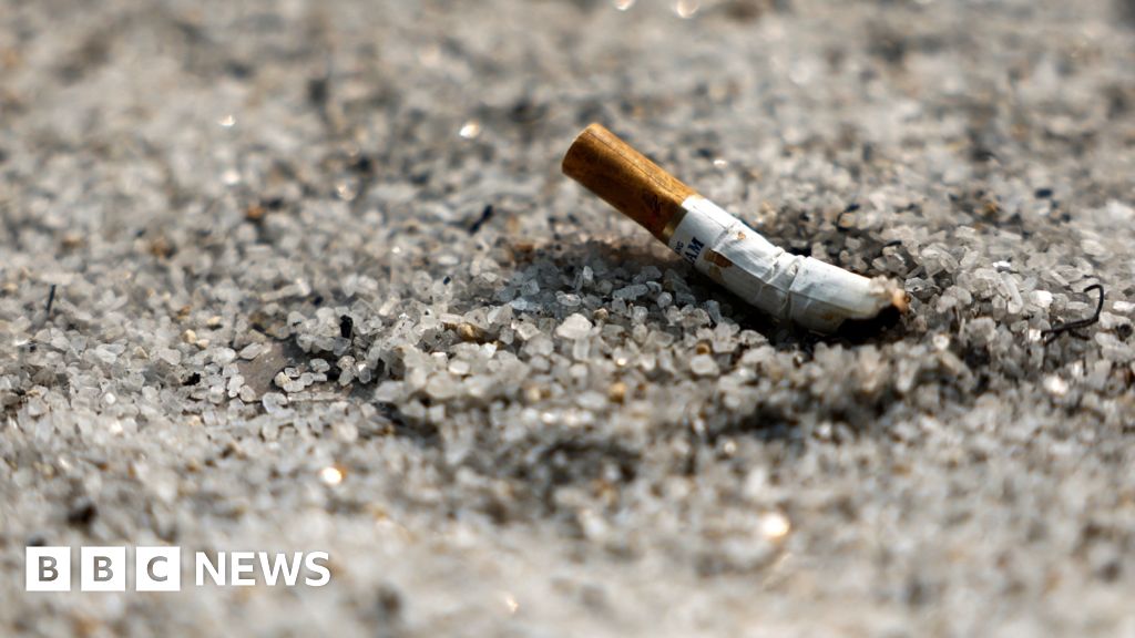 Discarded cigarette butts spark Alderney litter warning - BBC News